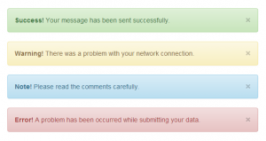Bootstrap Alert Messages | C# Examples